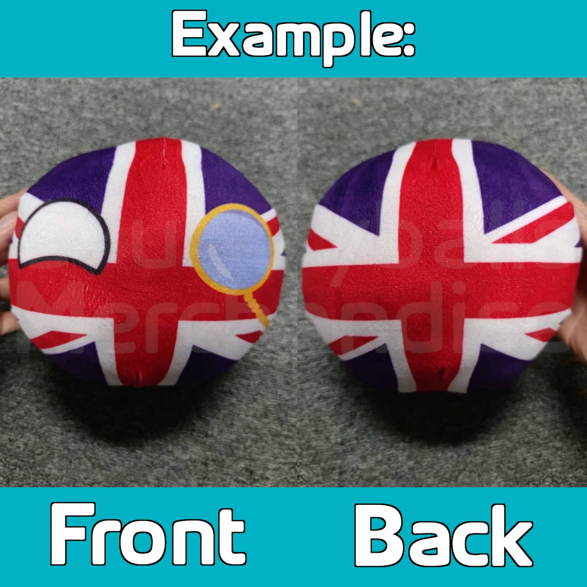 United Kingdom Plush by Countryballs Merchandise – CountryballsMerchandise