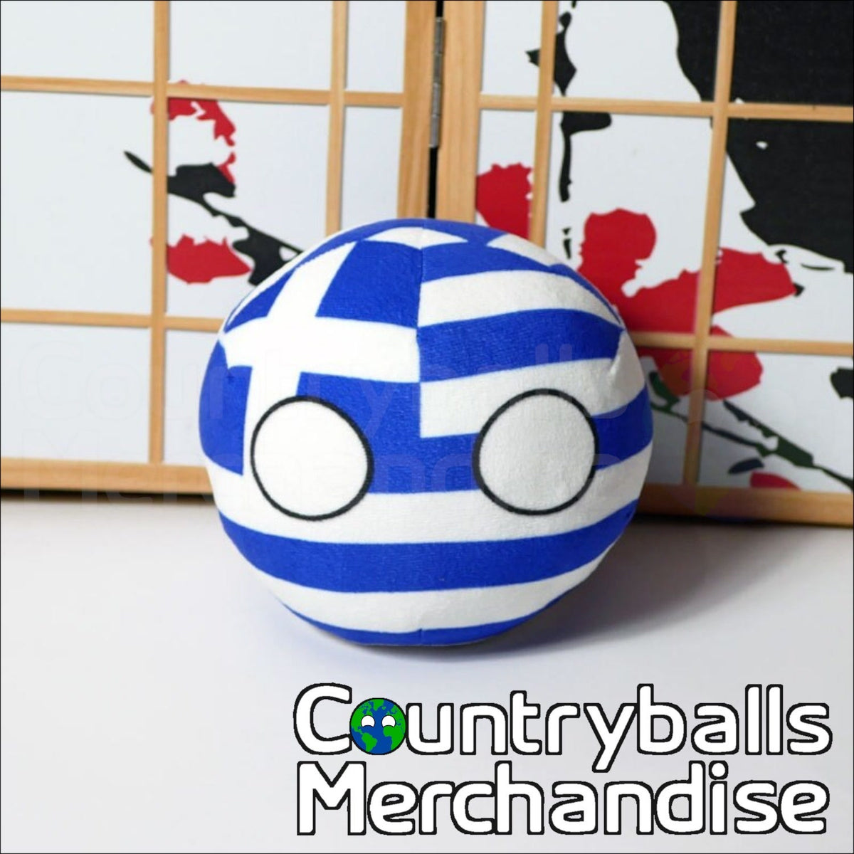 Greece Plush by Countryballs Merchandise – CountryballsMerchandise
