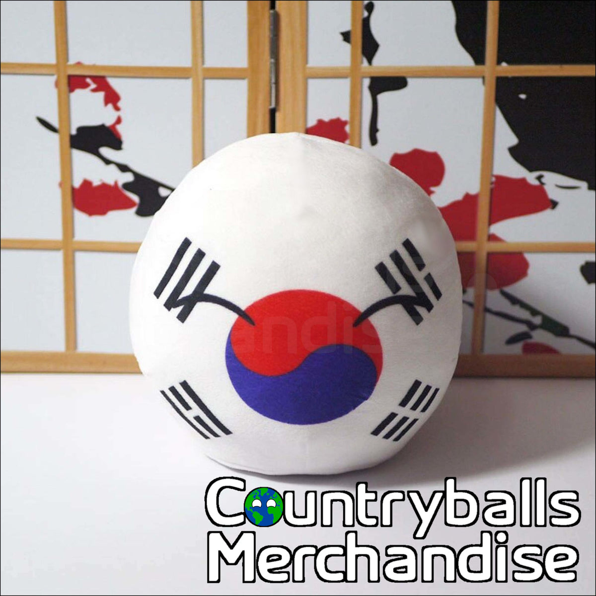 South Korea Plush by Countryballs Merchandise – CountryballsMerchandise