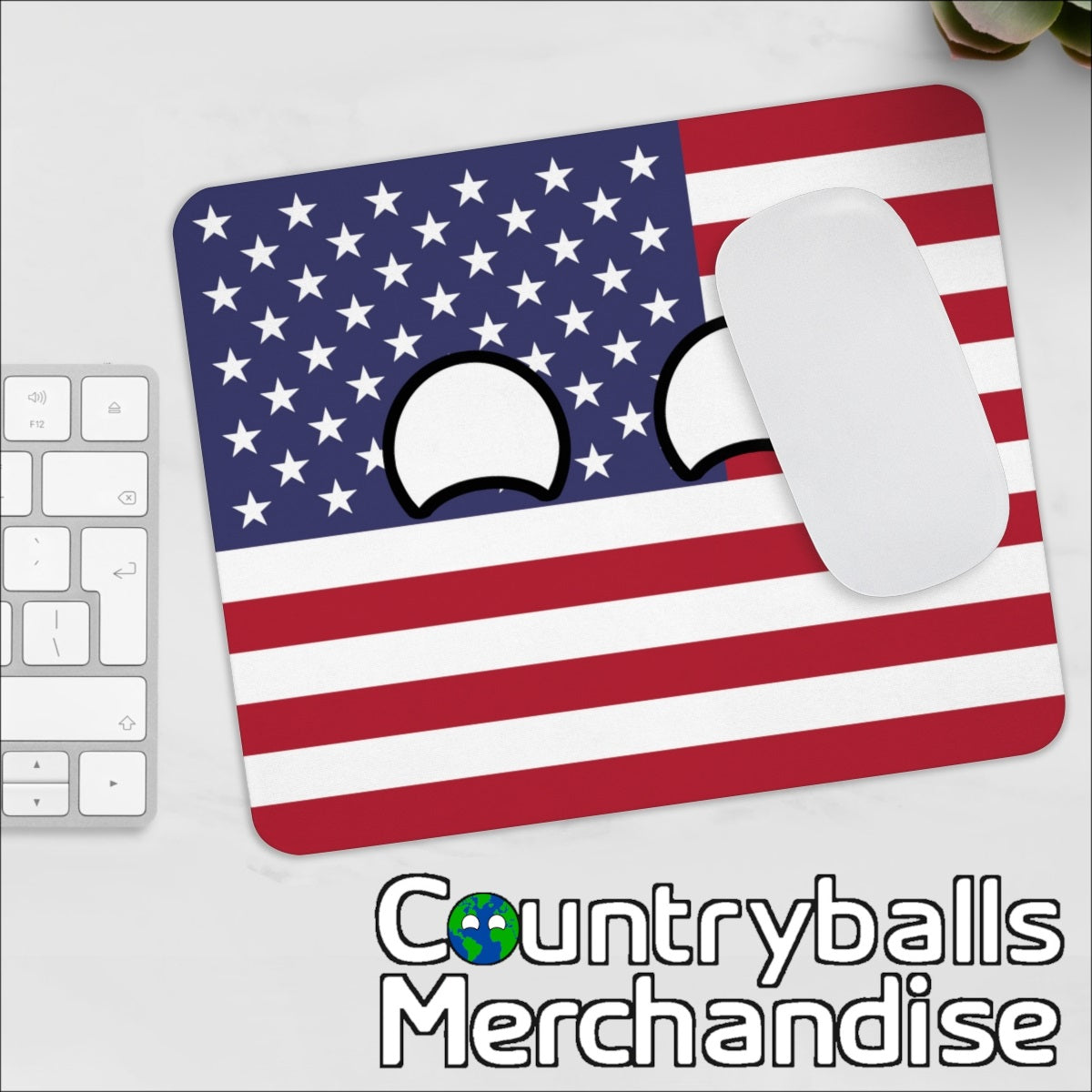 America (USA) Mousepad – CountryballsMerchandise